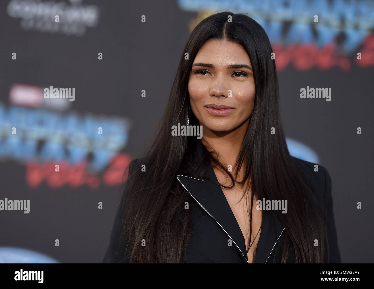 Paloma Jimenez arrives at the world premiere of "Guardians of the ...