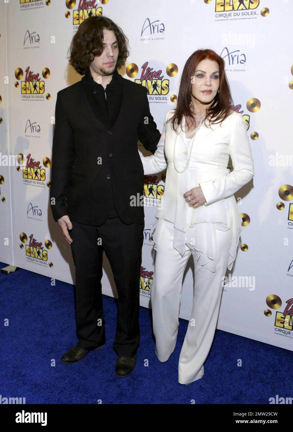 Priscilla Presley and Navarone Garibaldi at the world premiere of ...