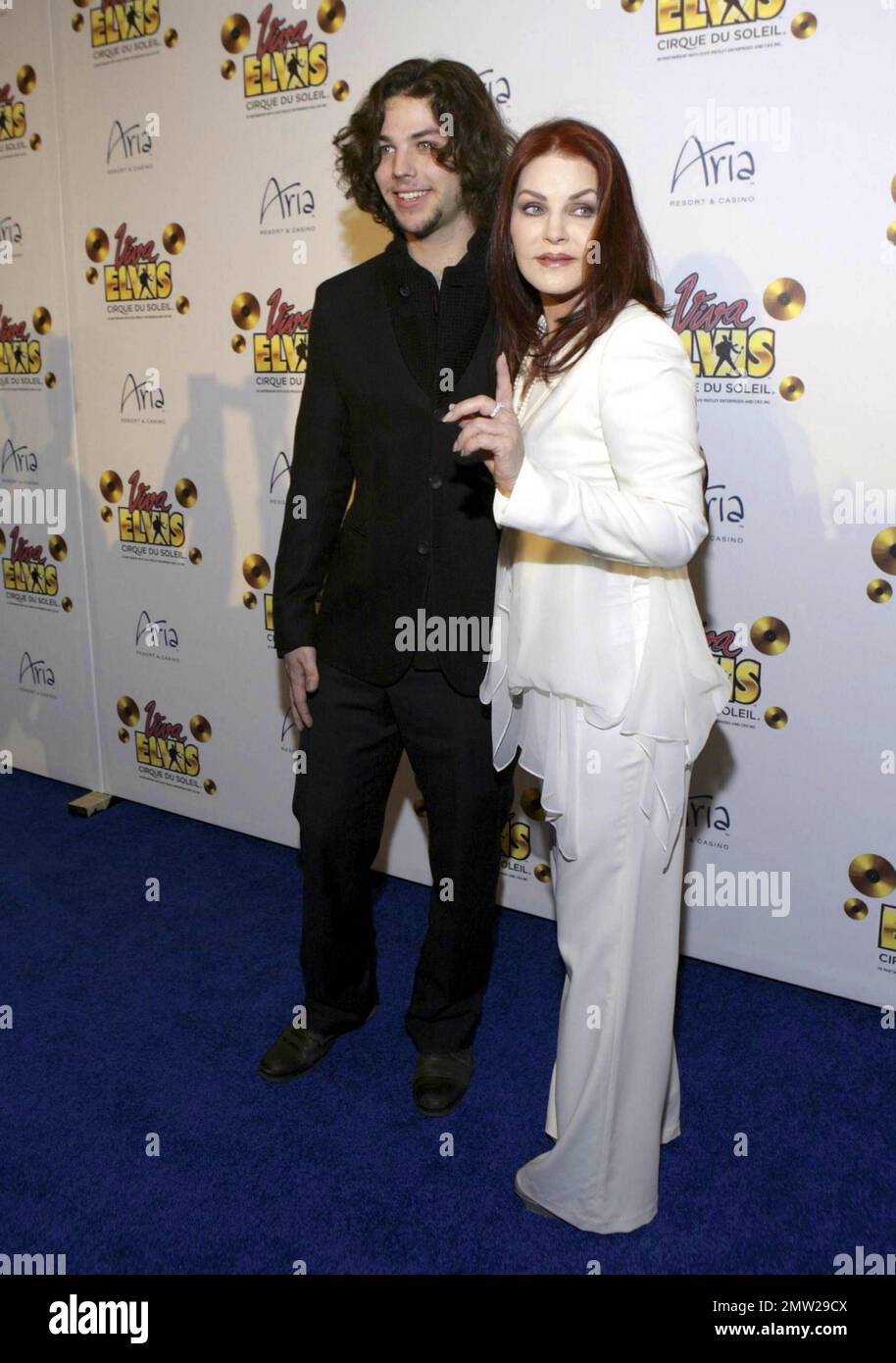 Priscilla Presley and Navarone Garibaldi at the world premiere of ...