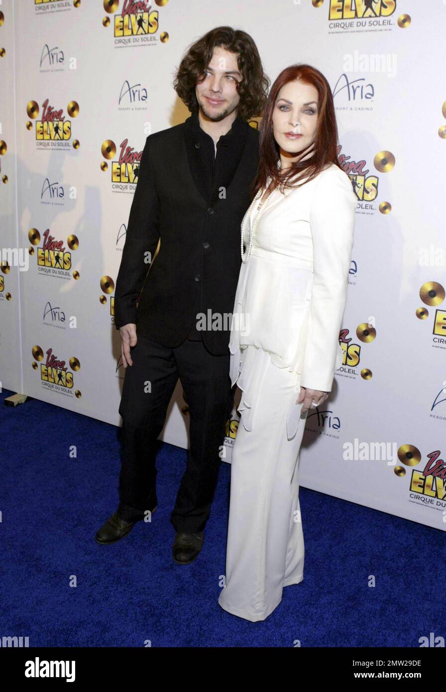Priscilla Presley and Navarone Garibaldi at the world premiere of ...