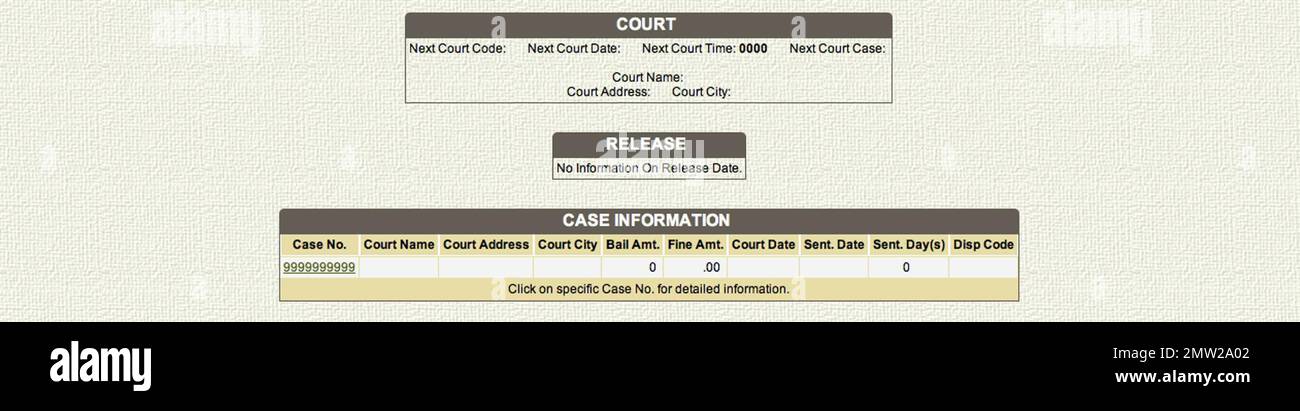 This is the booking info for Vivica A Fox. It's reported that Fox ...