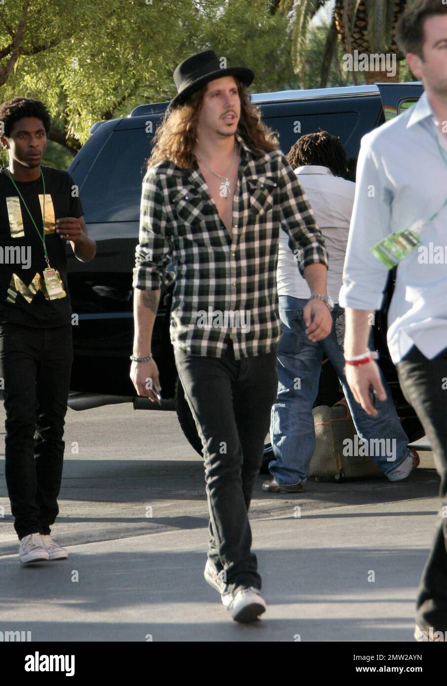 Cisco arrives at the MTV VMA's. Las Vegas, NV. 9/9/07 Stock Photo - Alamy