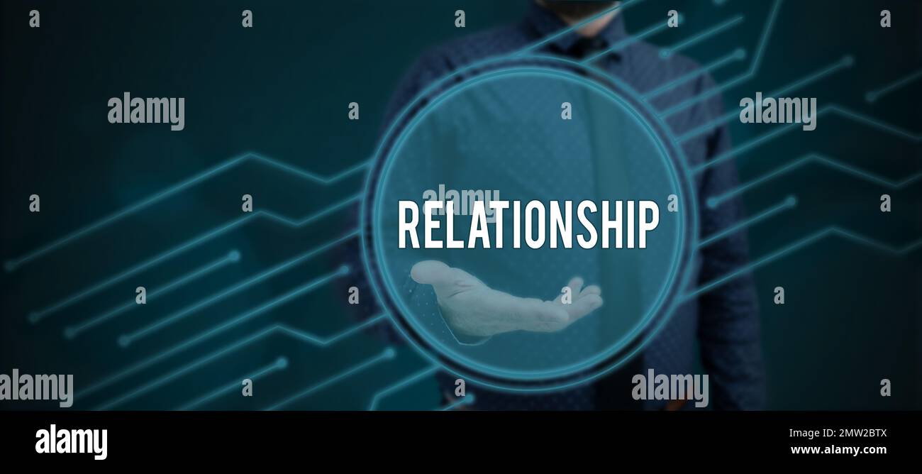 Inspiration showing sign Relationship. Word for Developing business ...