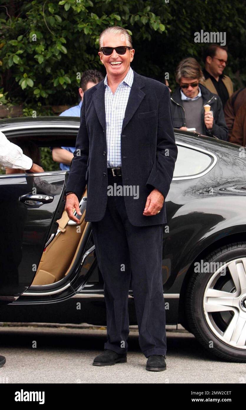 George Hamilton leaves a private party at Diane Von Furstenberg's ...