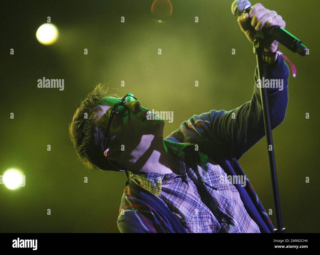Rivers Cuomo of Weezer performs live during day one of Voodoo ...