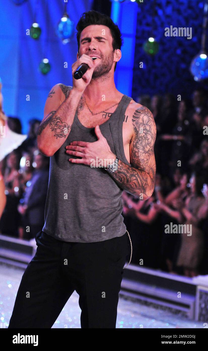 Adam Levine at the Victoria's Secret Fashion Show at the Lexington ...