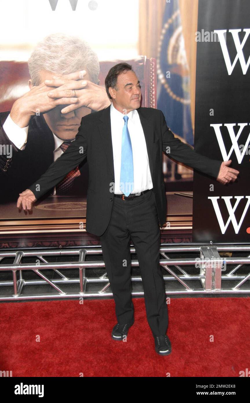 Oliver Stone and family attend the world premiere of Oliver Stone's ...