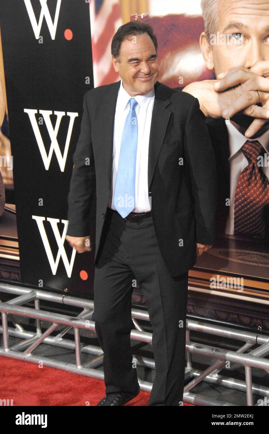 Oliver Stone and family attend the world premiere of Oliver Stone's ...