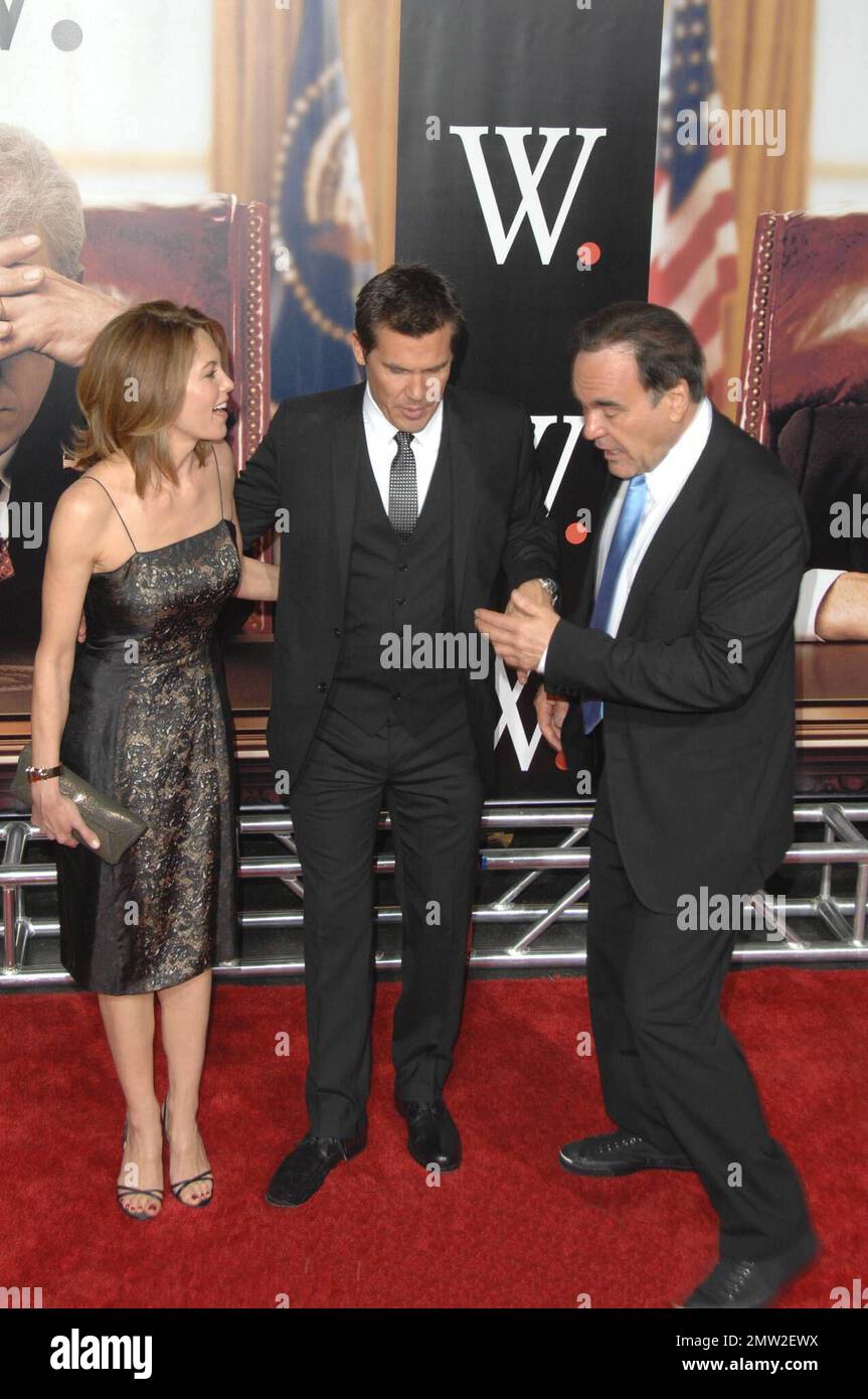 Josh Brolin, Oliver Stone and Diane Lane attend the world premiere of ...