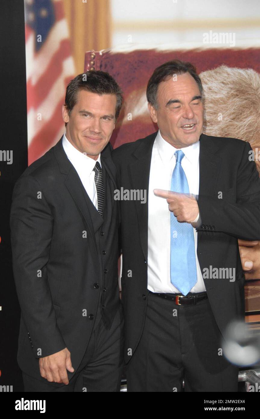 Josh Brolin, Oliver Stone and Diane Lane attend the world premiere of Oliver Stone's ...