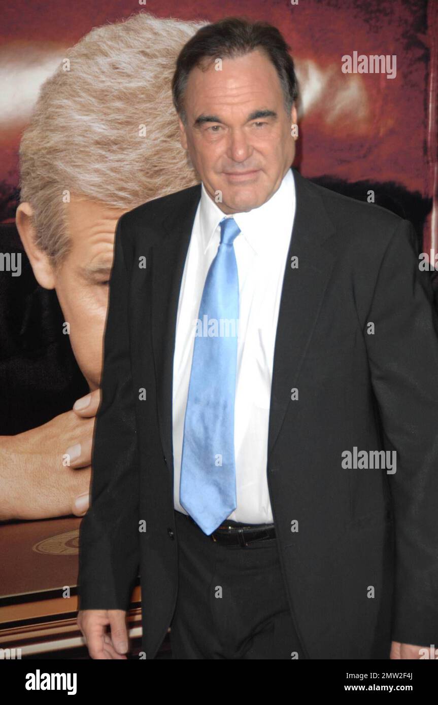 Oliver Stone and family attend the world premiere of Oliver Stone's controversial new film "W ...