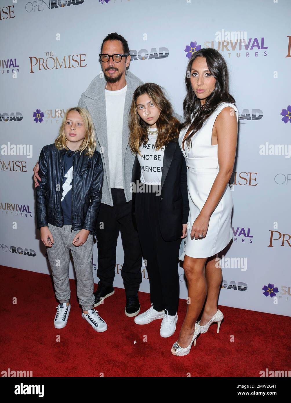 Christopher Nicholas Cornell, from left, Chris Cornell, Toni Cornell ...