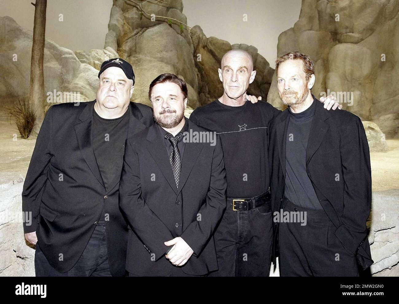 John Goodman, John Glover, Nathan Lane and Bill Irwin the opening night of Samuel Beckett's ...