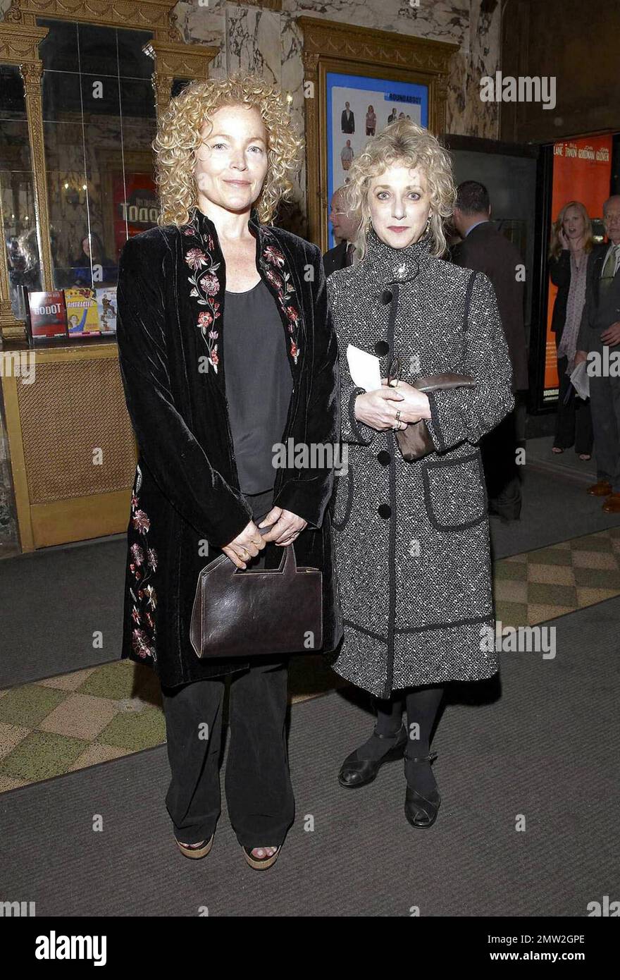 Amy Irving with Carol Kane attending the opening night of Samuel ...