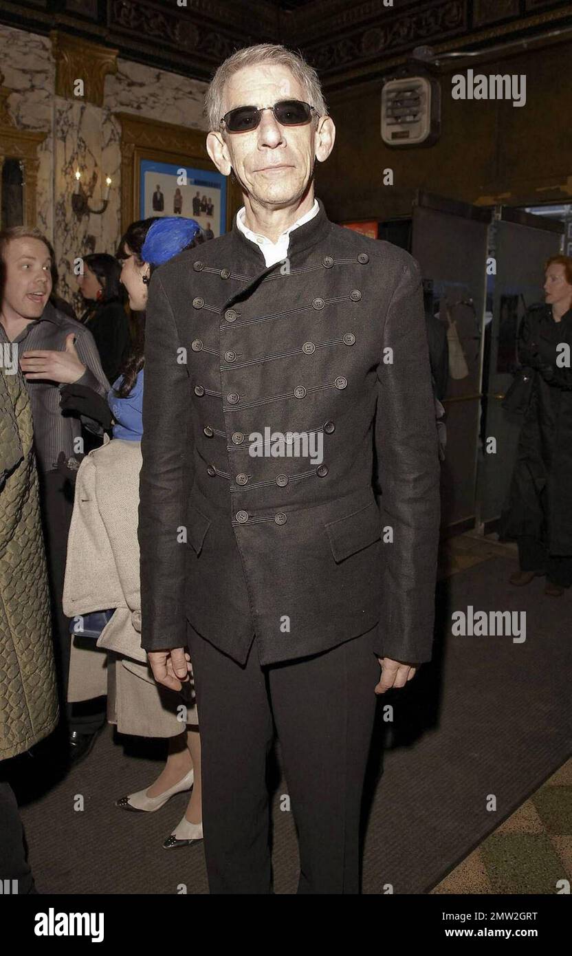 Richard Belzer attending the opening night of Samuel Beckett's "Waiting ...