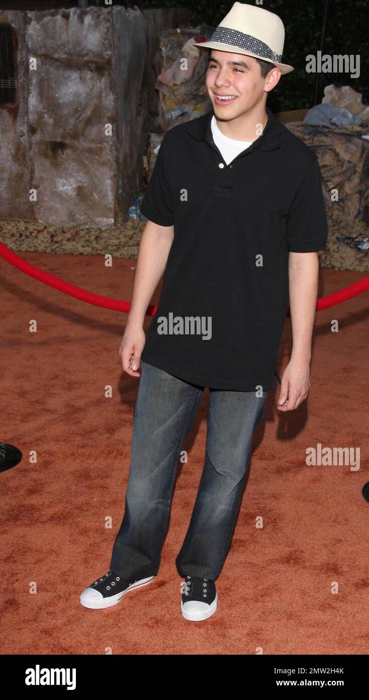 David Archuleta arrives for the world premiere of WALL-E at the Greek ...