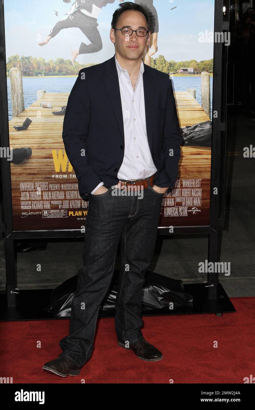 Director David Wain at the World Premiere of "Wanderlust" held at the ...