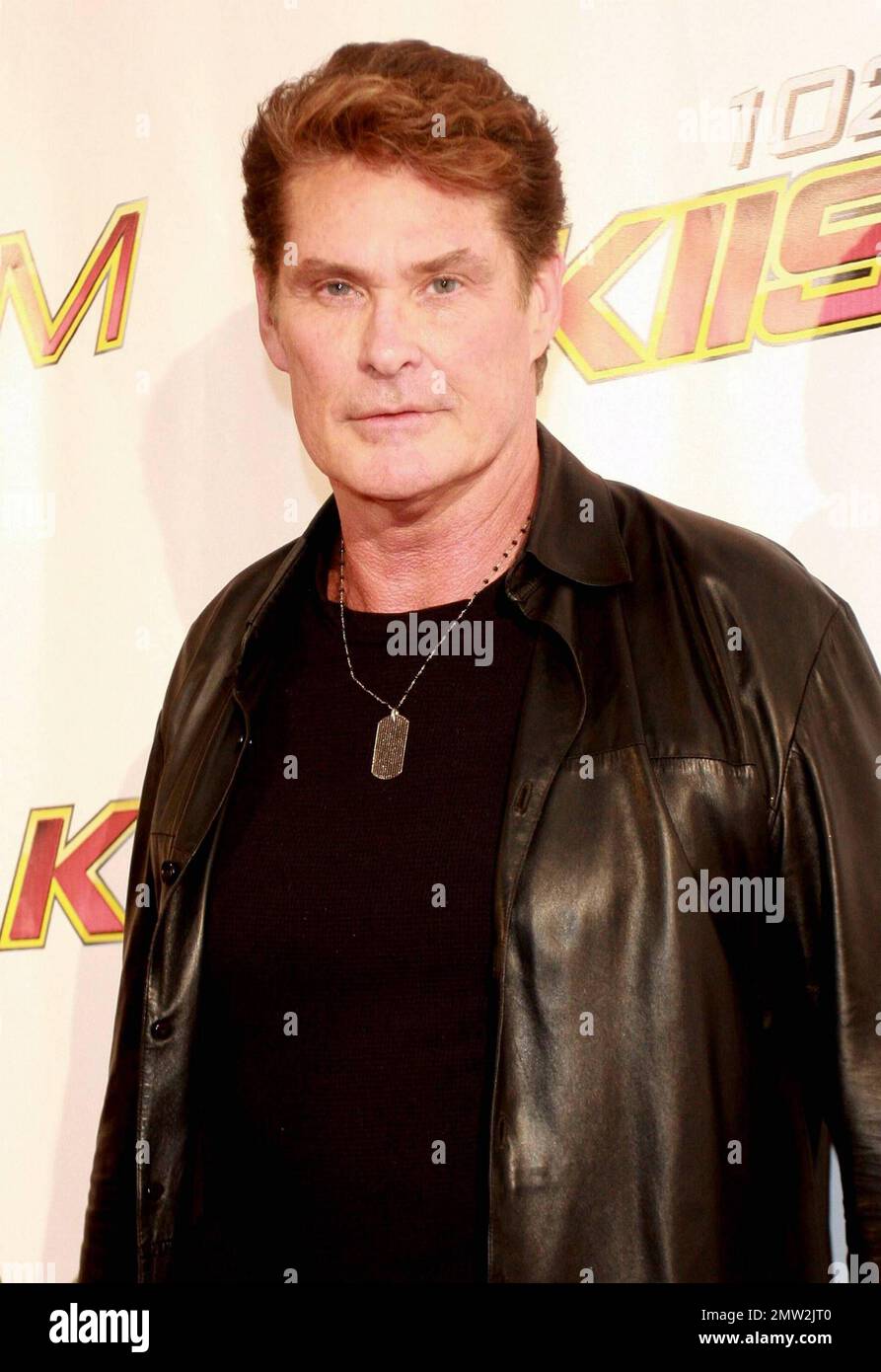 David Hasselhoff walks the red carpet at the KIIS FM Wango Tango 2010 ...