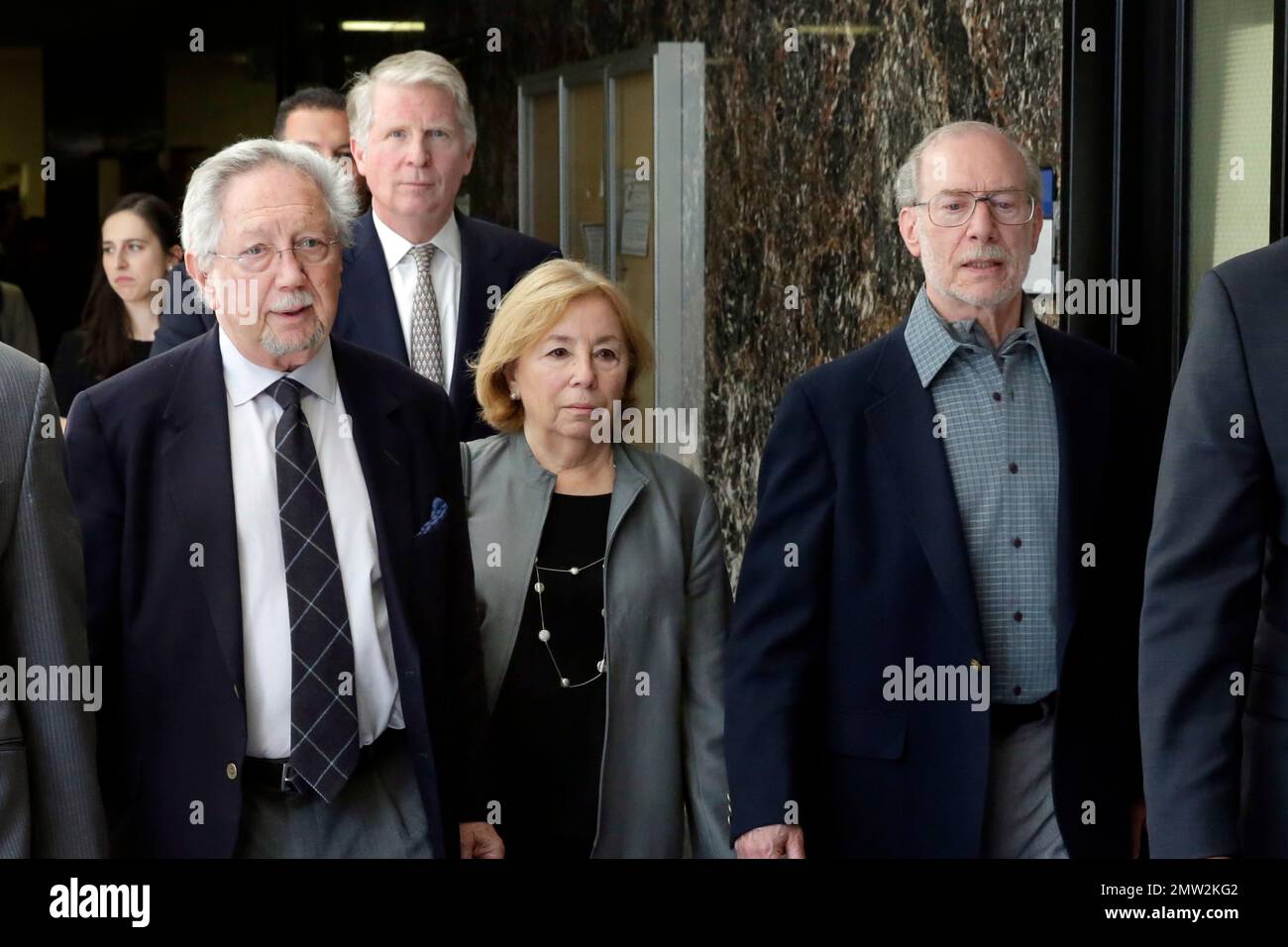 Stan Patz, right, father of Etan Patz, and Manhattan District Attorney ...
