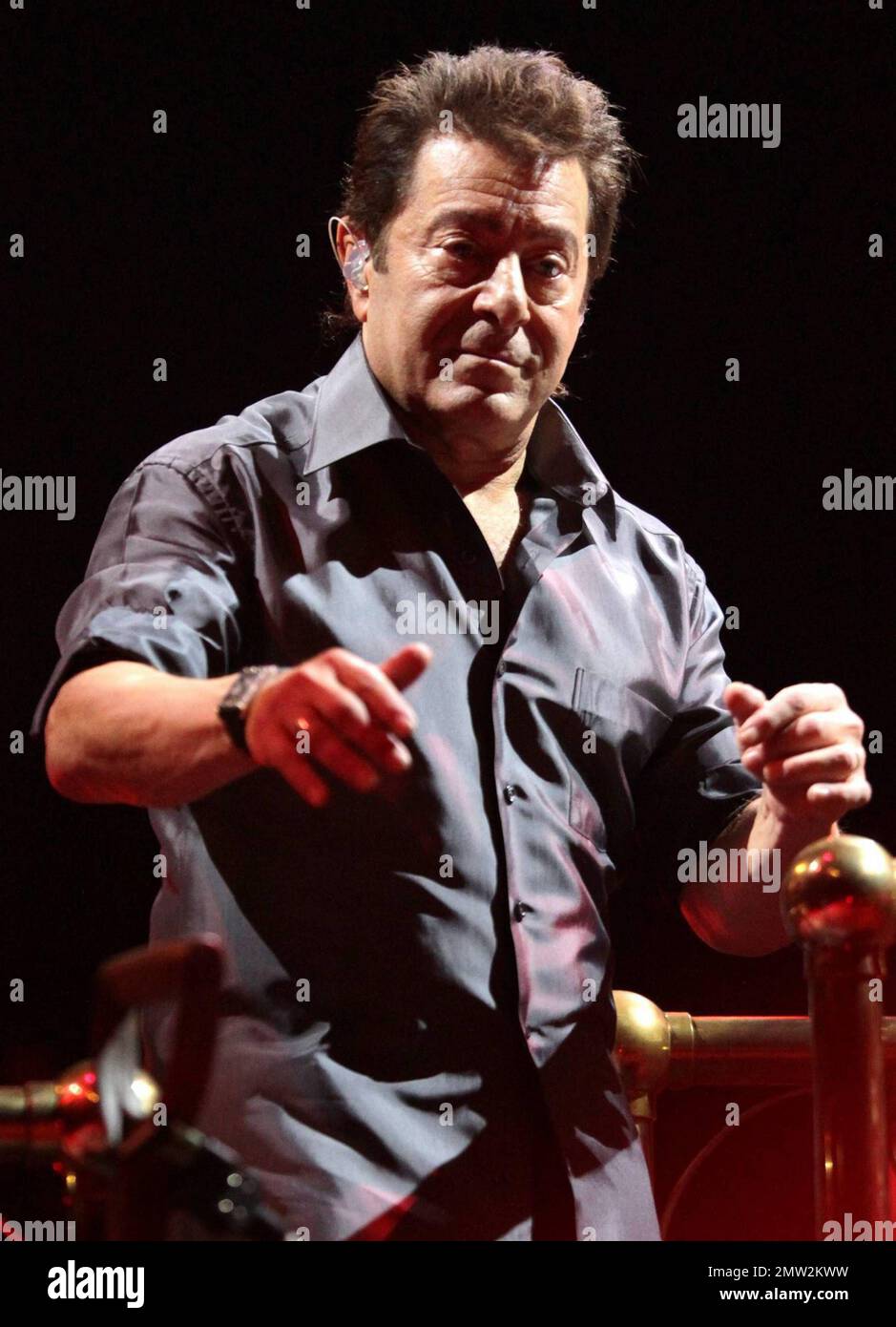 Jeff Wayne during a performance of composer and producer Jeff Wayne's ...