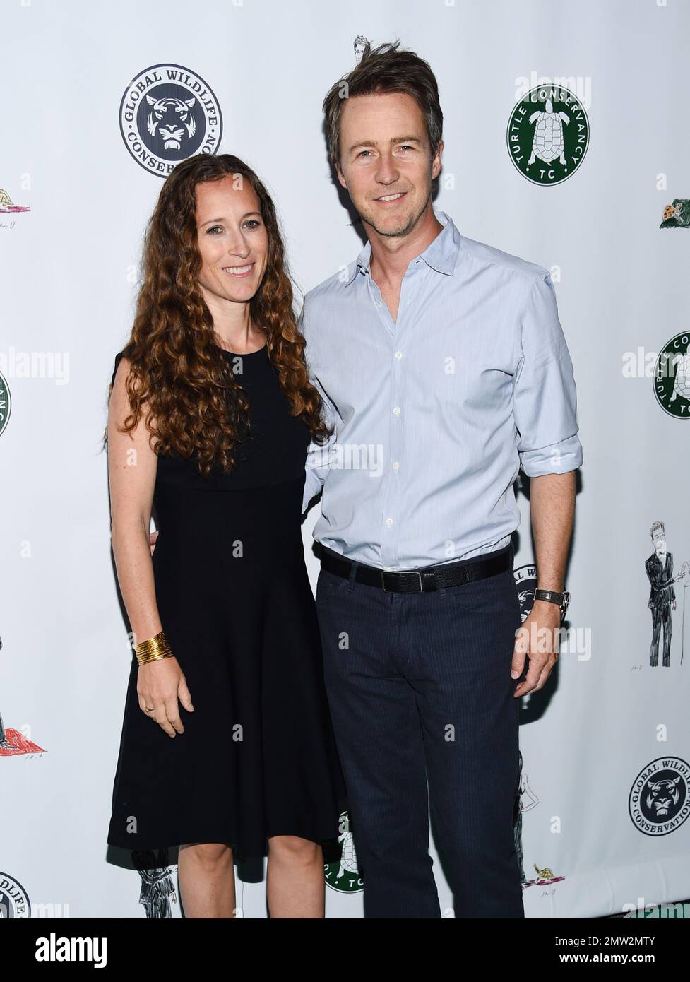 Actor Edward Norton and wife Shauna Robertson attend the Fourth Annual ...