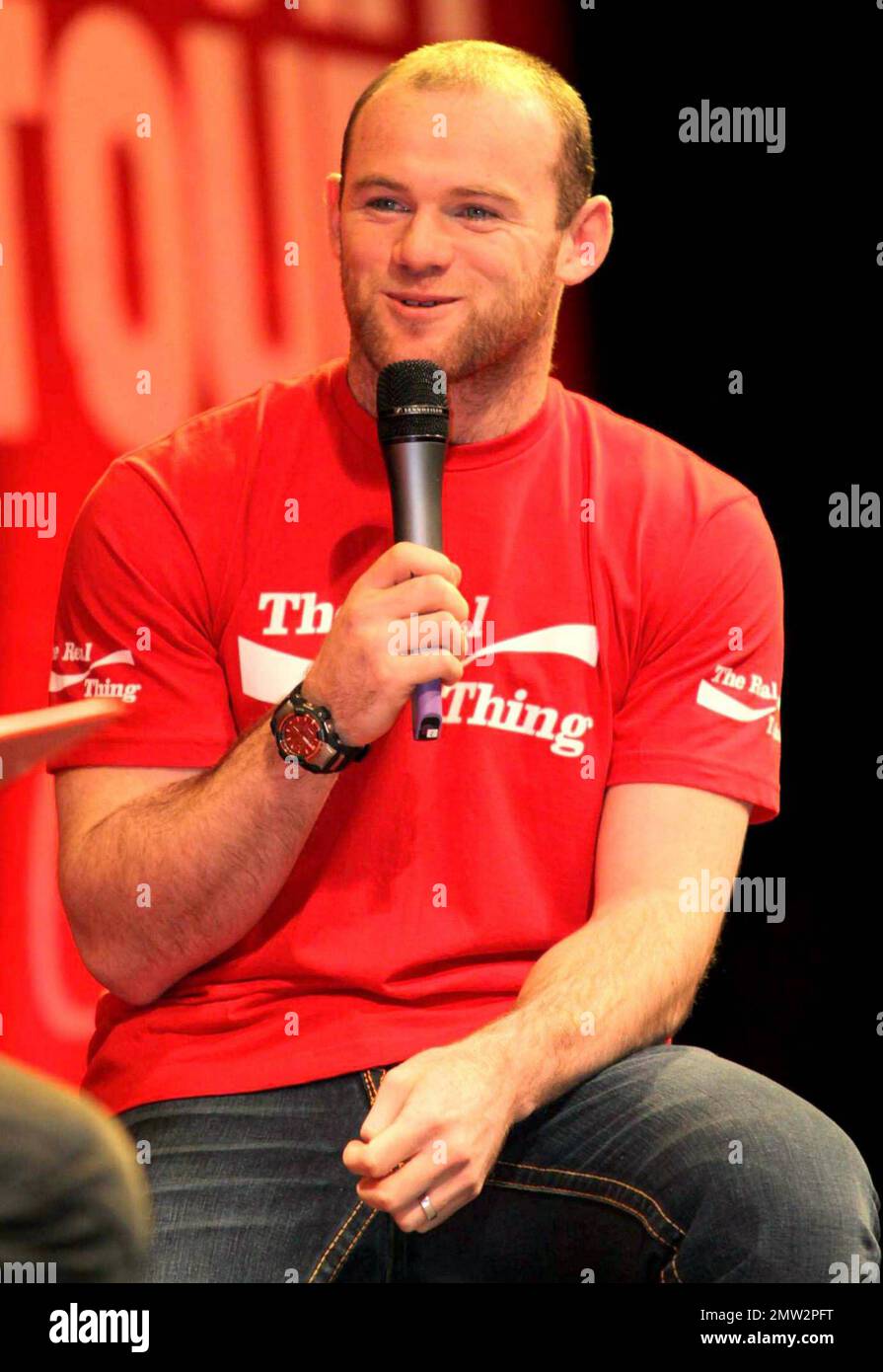 English footballer Wayne Rooney of Manchester United at a photocall ...