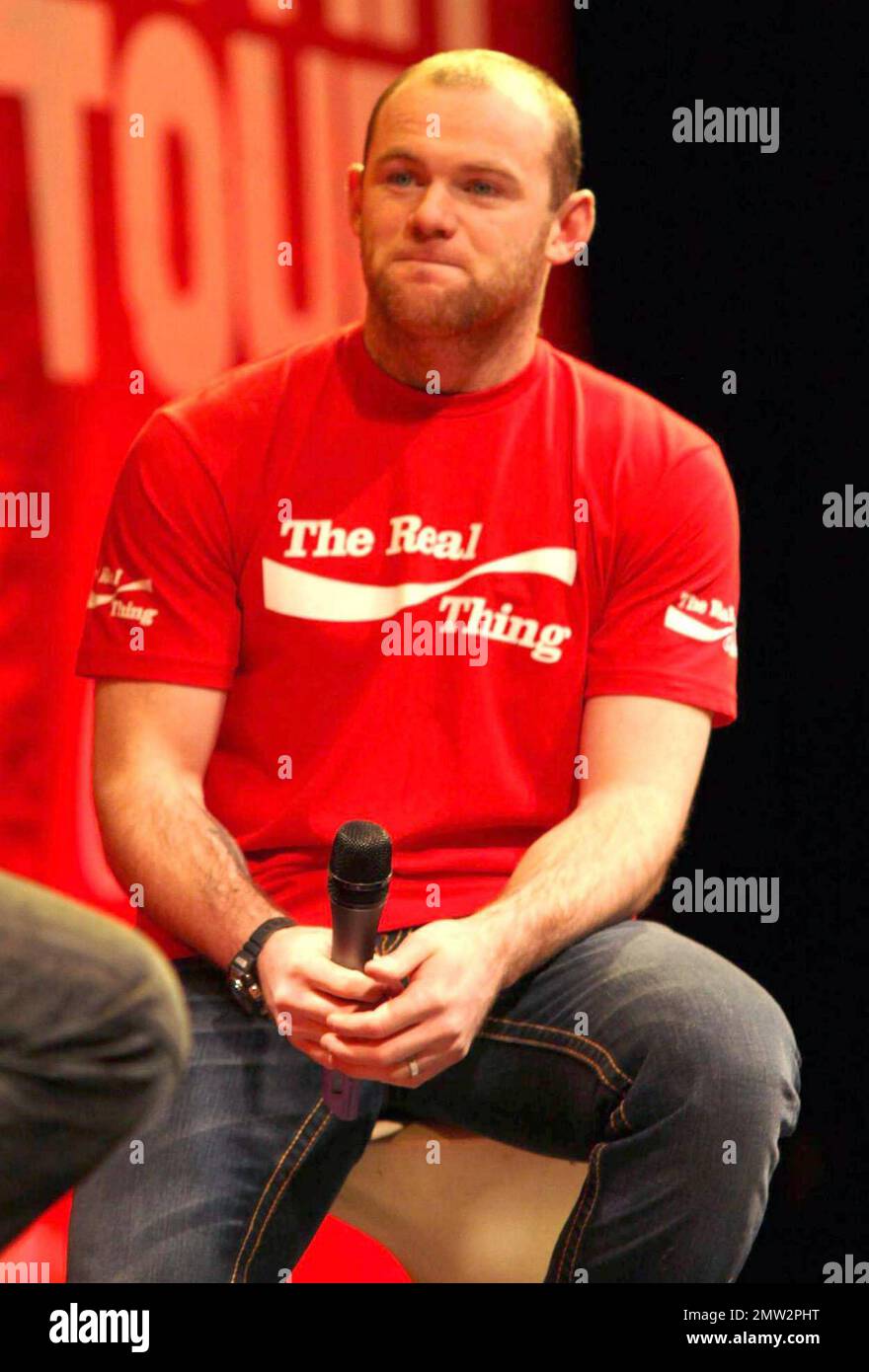 English footballer Wayne Rooney of Manchester United at a photocall ...