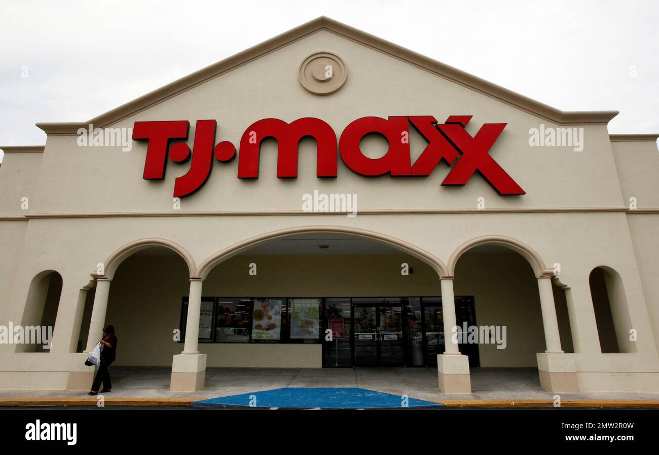 FILE - This Feb. 22, 2010, file photo shows a T.J. Maxx store in ...