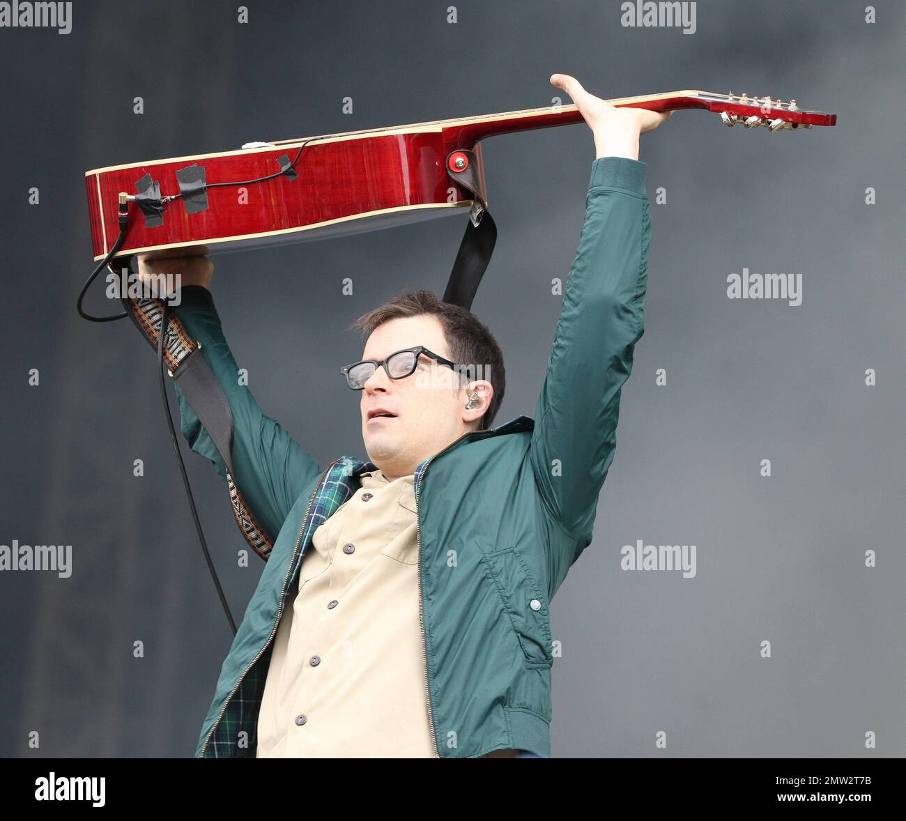 Weezer perform live at Sonisphere in Knebworth, UK. 7/9/11 Stock Photo ...