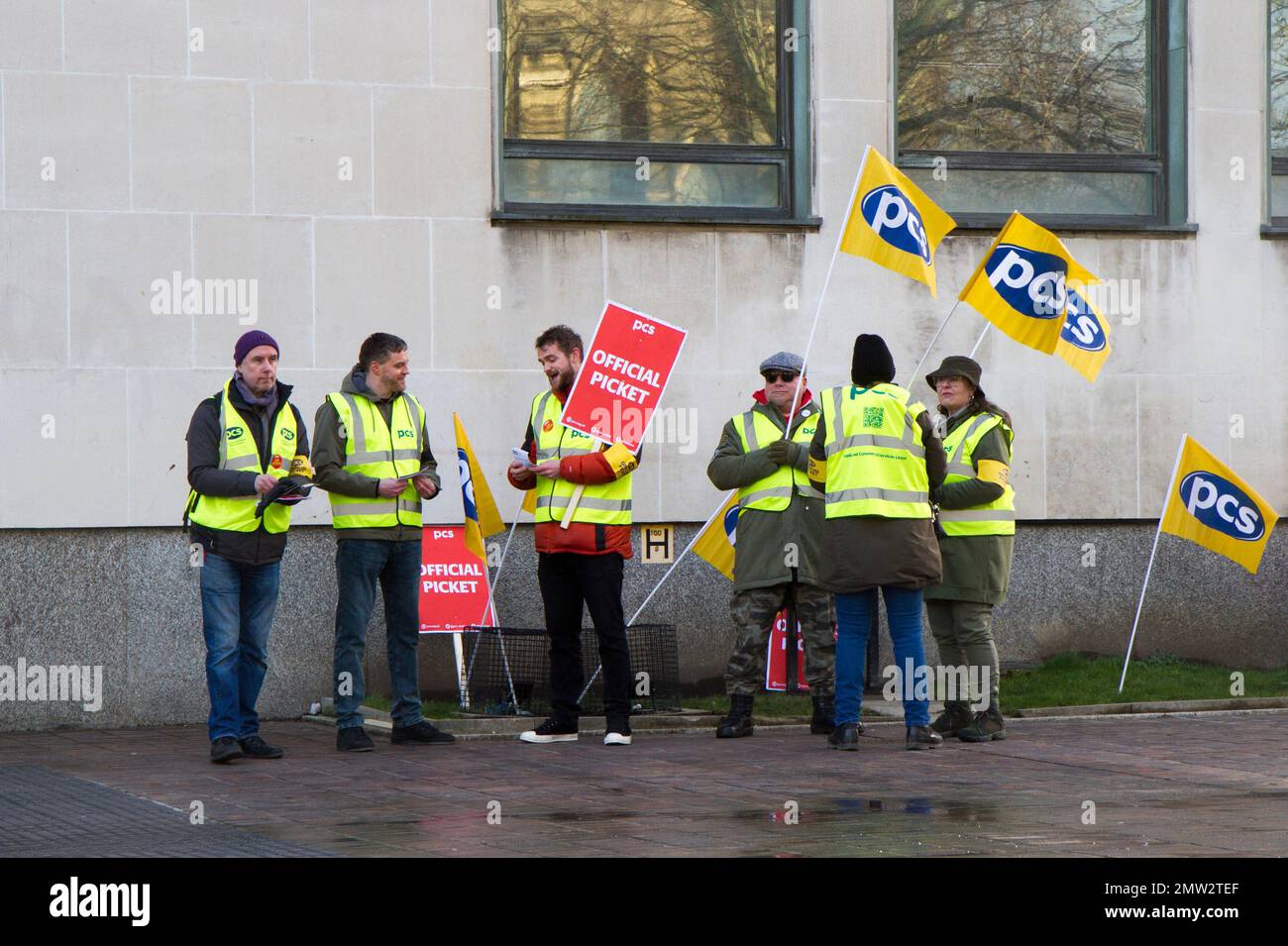 Strike action taken by Government workers and unions over pay disputes ...