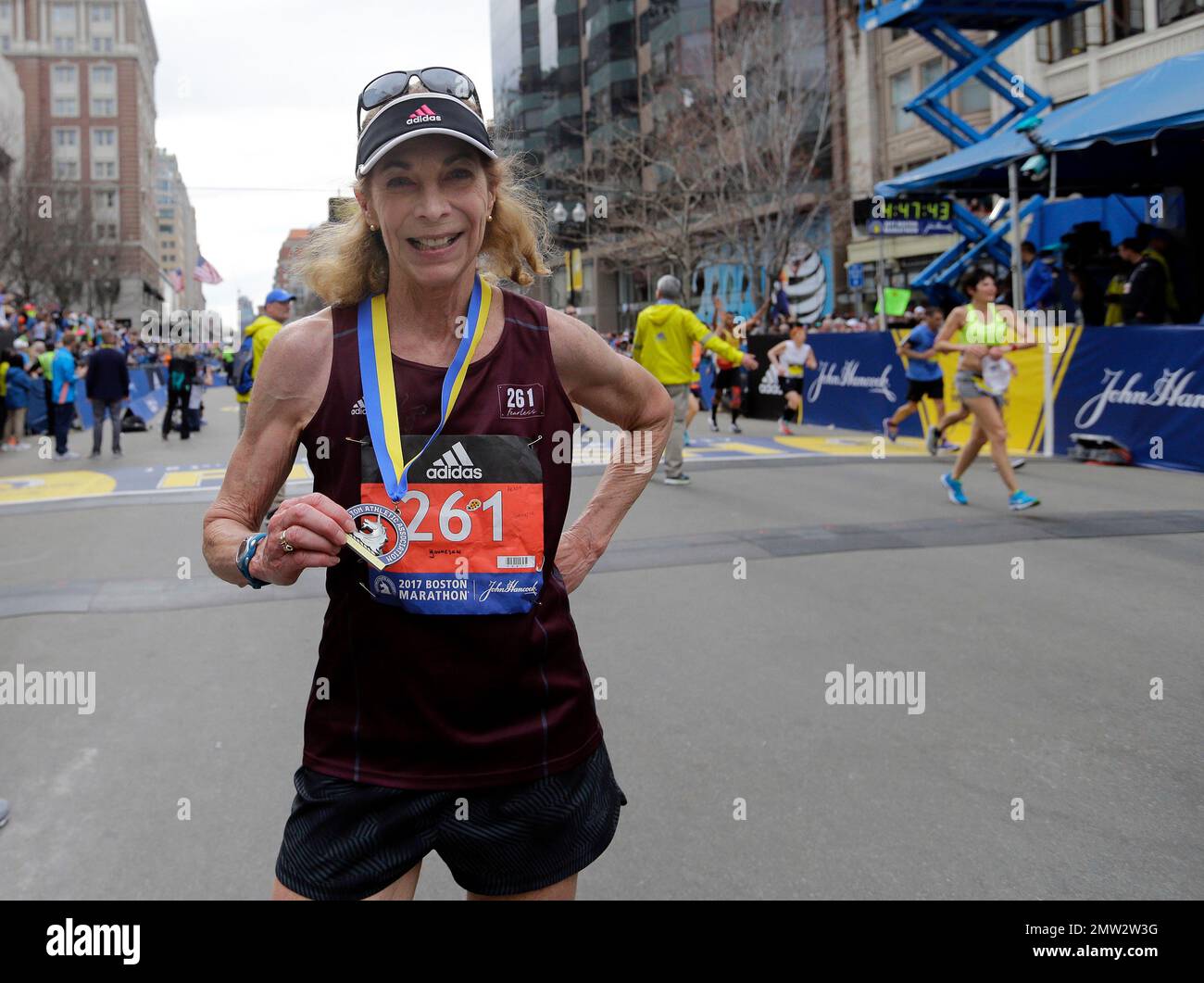 Kathrine Switzer, who was the first official woman entrant in the ...