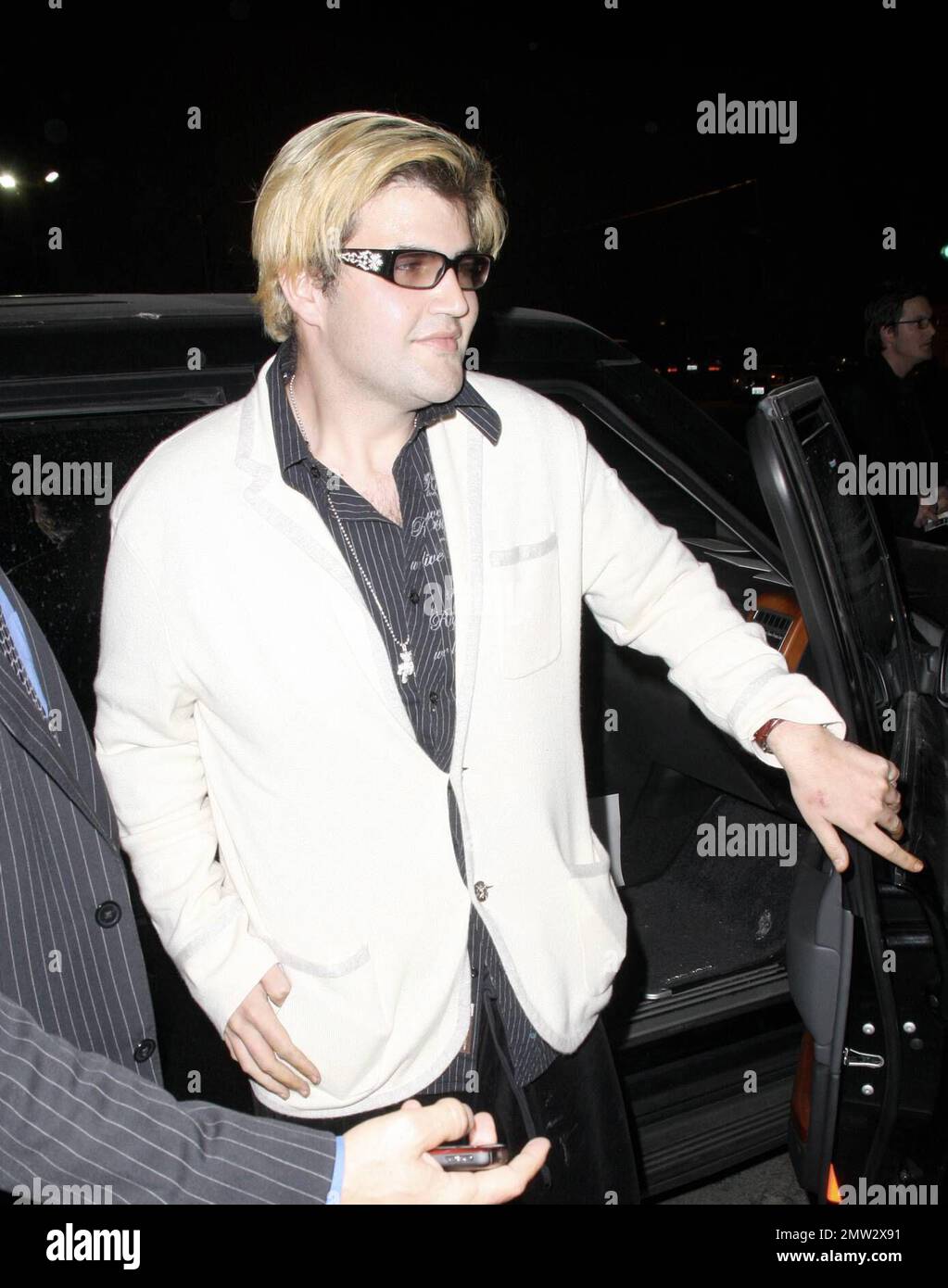 Jason Davis arrives at the Welcome Home DJ AM party at the Avalon ...