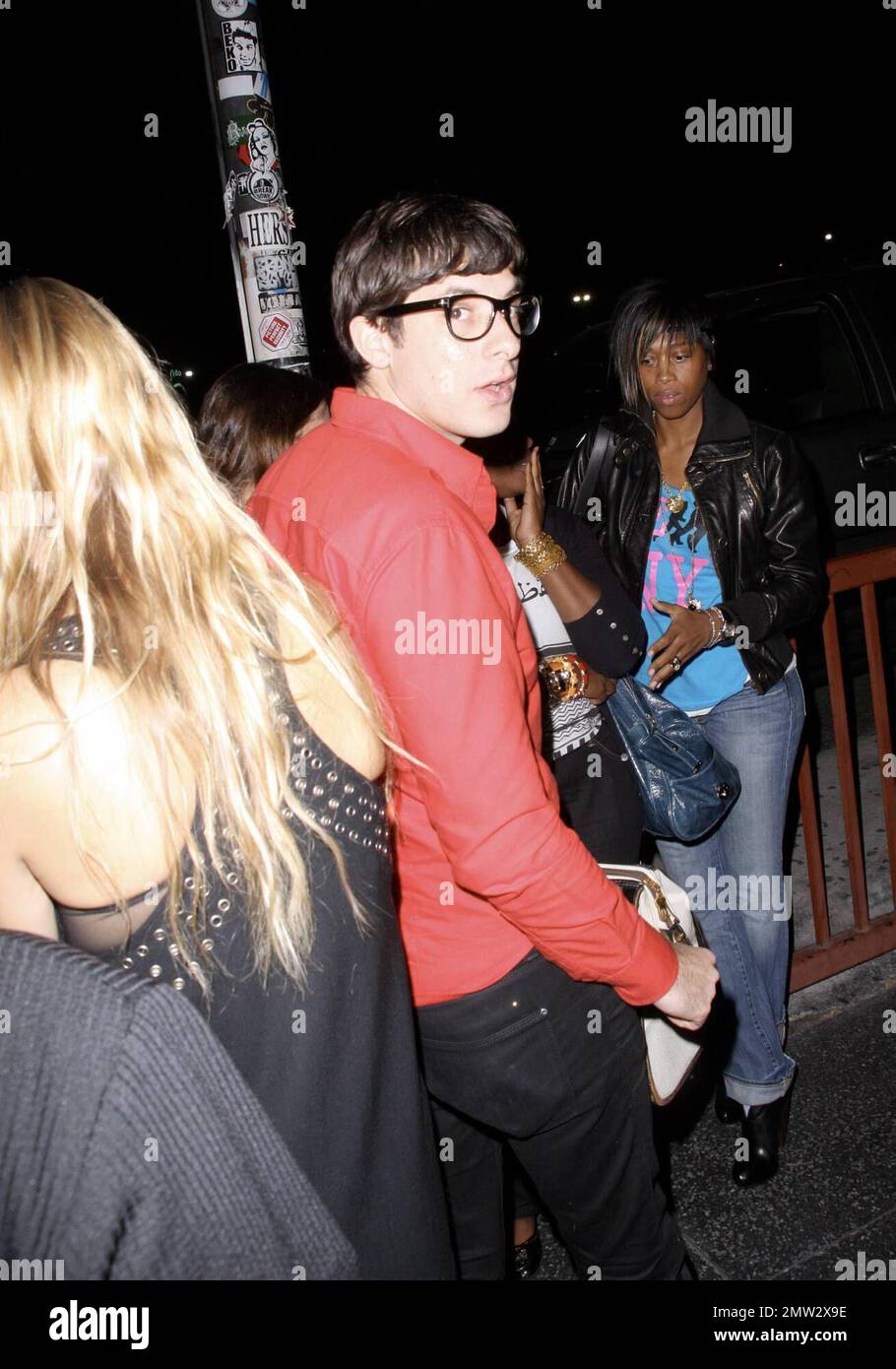 Mark Ronson arrives at the Welcome Home DJ AM party at the Avalon ...