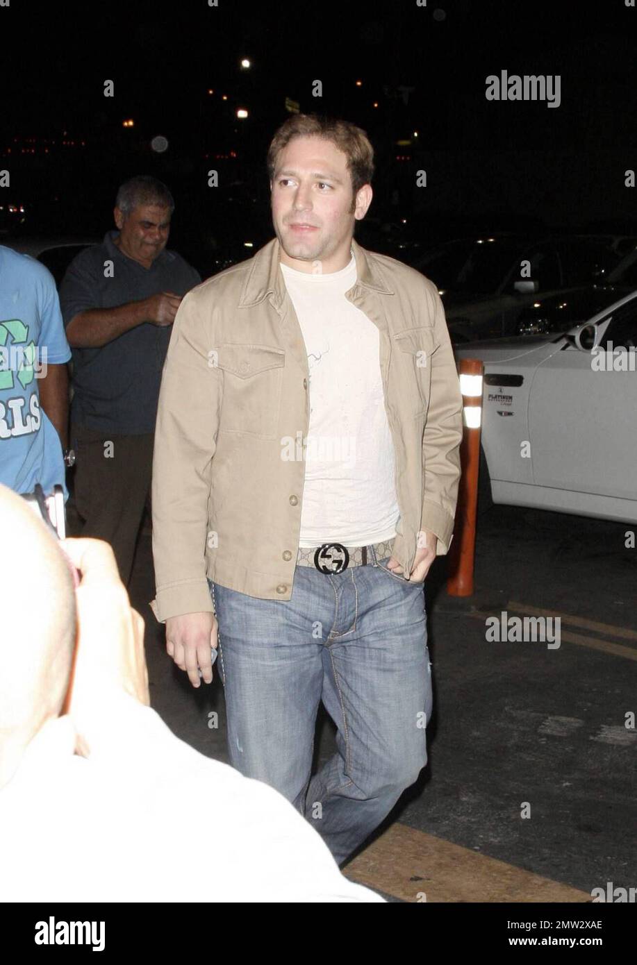 David Weintraub arrives at the Welcome Home DJ AM party at the Avalon ...