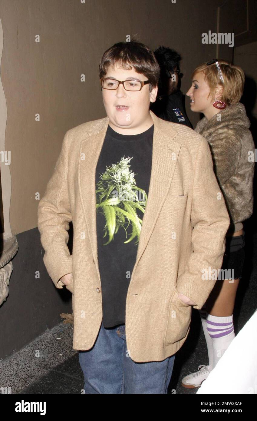 Andy Milonakis arrives at the Welcome Home DJ AM party at the Avalon ...