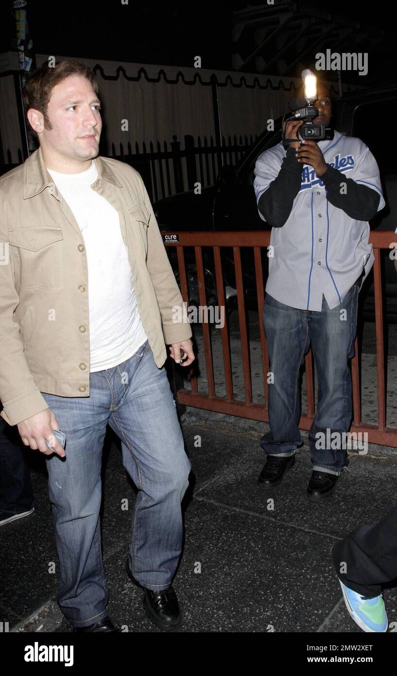 David Weintraub arrives at the Welcome Home DJ AM party at the Avalon ...