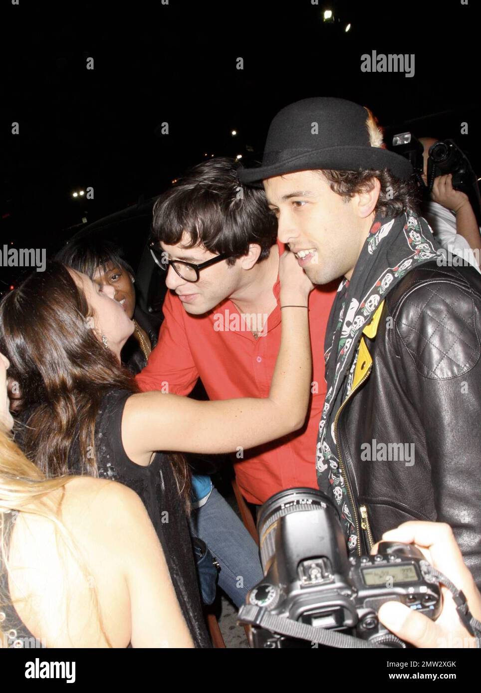 Mark Ronson arrives at the Welcome Home DJ AM party at the Avalon ...