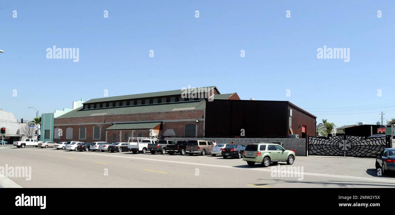 West Coast Choppers, owned by Jesse James, in Long Beach, CA. 3/19/10 ...