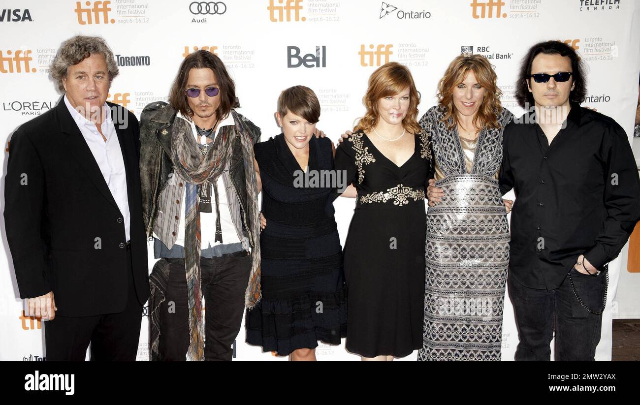 Amy Berg, Damien Echols, Lorri Davis, Natalie Maines and Johnny Depp at ...