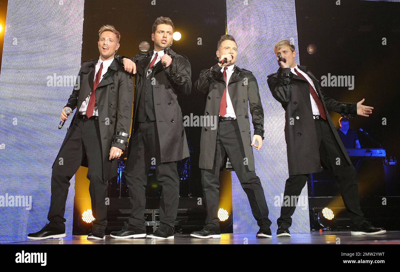 Nicky Byrne, Mark Feehily, Shane Filan and Kian Egan of the Irish pop ...