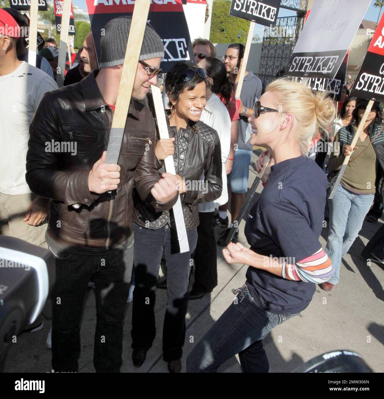 "Grey's Anatomy" stars Katherine Heigl, T.R. Knight, Justin Chambers ...