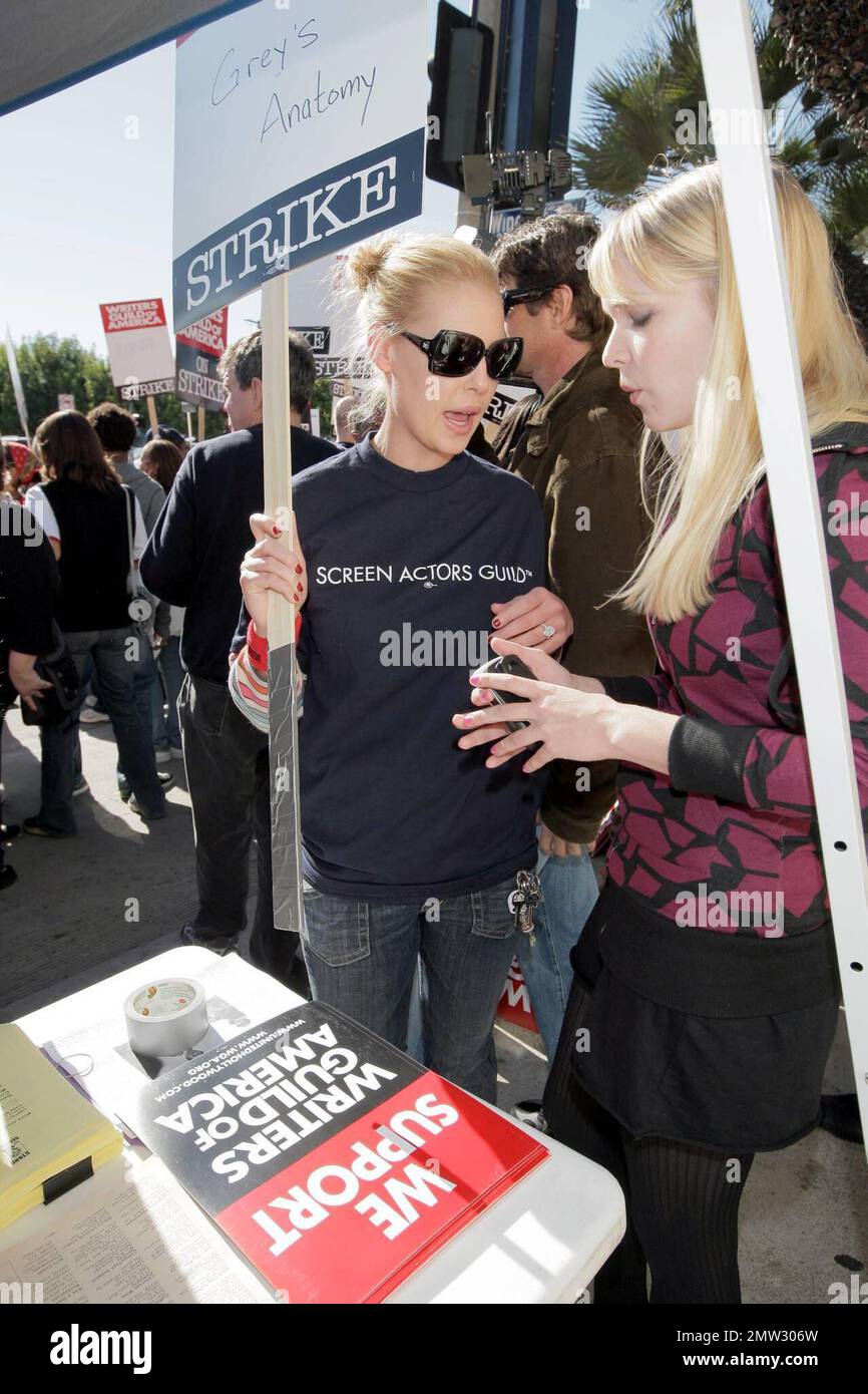 "Grey's Anatomy" stars Katherine Heigl, T.R. Knight, Justin Chambers ...