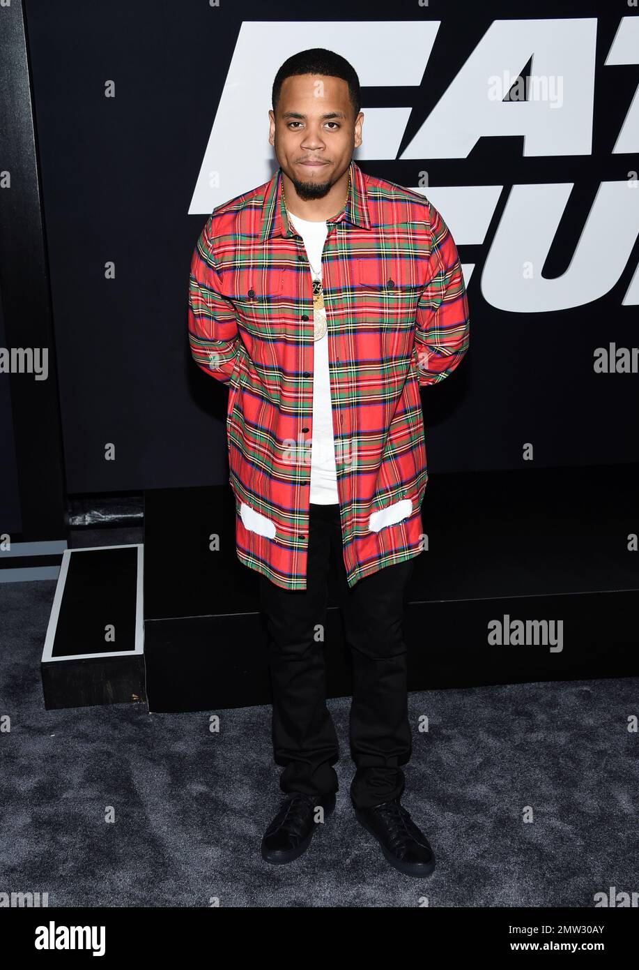Tristan Mack Wilds attends the world premiere of Universal Pictures ...