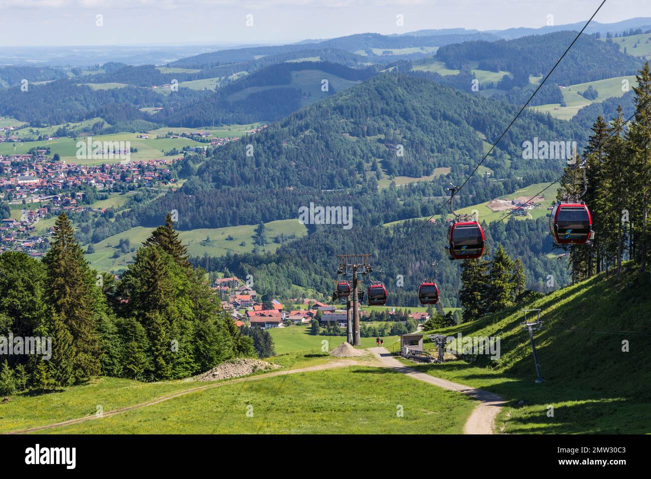 Mountain cable car Stock Photo - Alamy