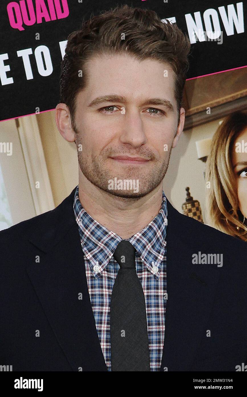 Matthew Morrison at the premiere of What To Expect When You're ...