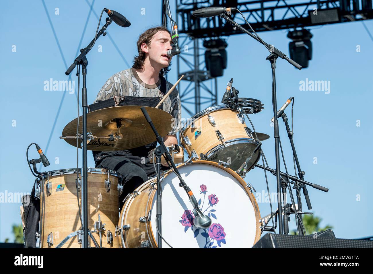 Julien Ehrlich of Whitney performs at Coachella Music & Arts Festival ...