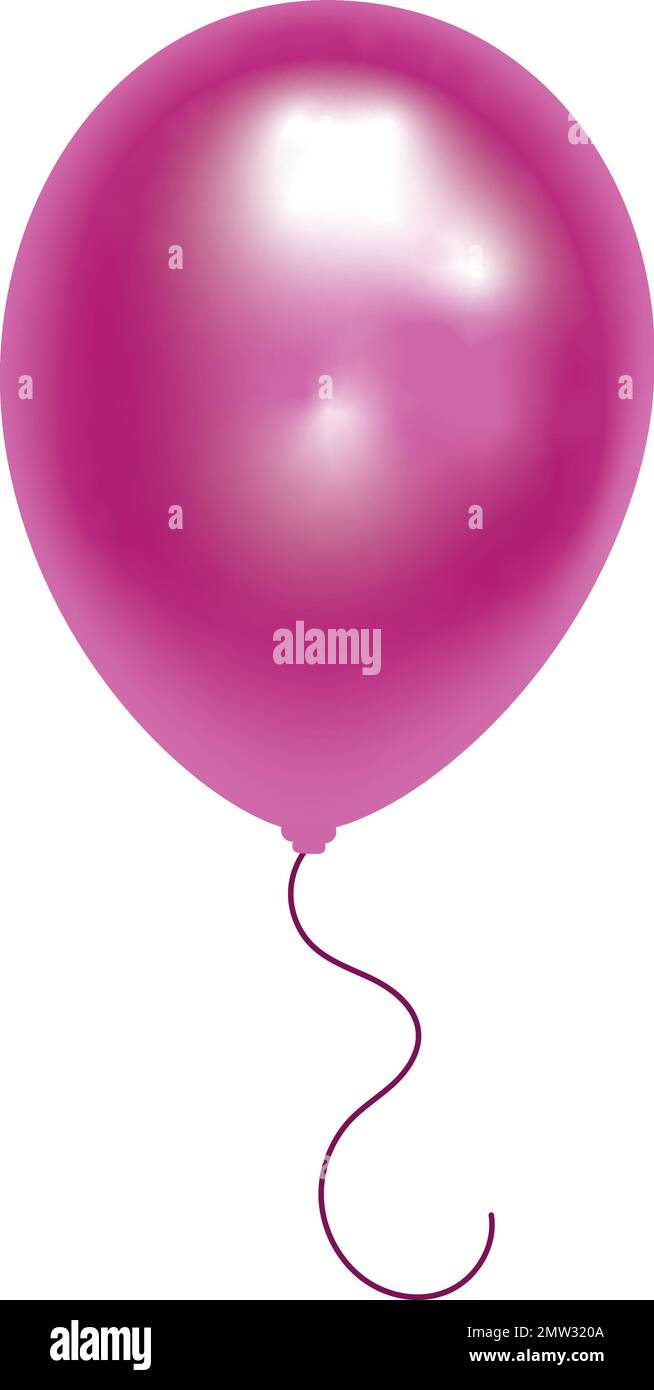 Bunch balloon birthday colored Stock Vector Images - Alamy