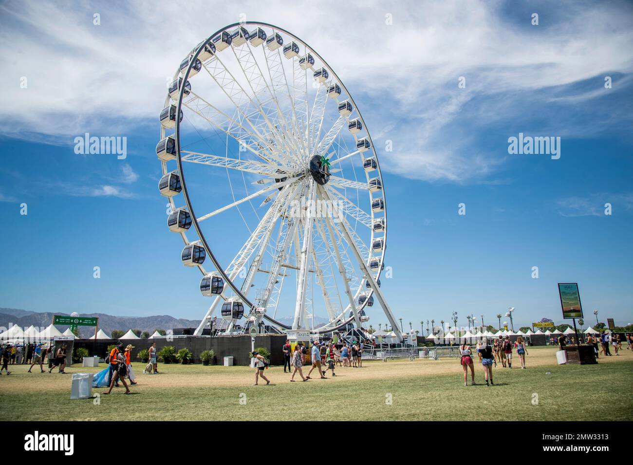 Festival goers seen at Coachella Music & Arts Festival at the Empire ...