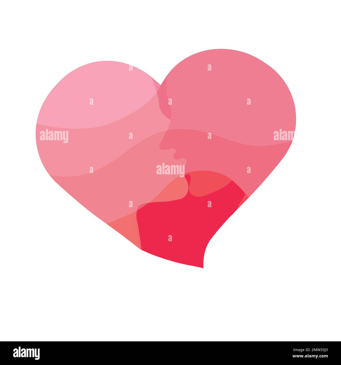 Kissing you vector vectors hi-res stock photography and images - Alamy