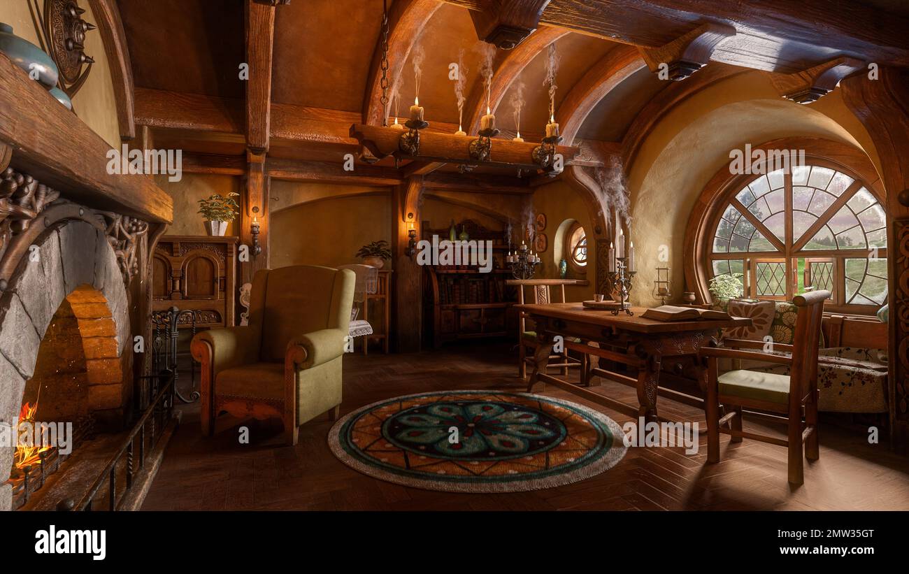 Medieval Cottage Living Room